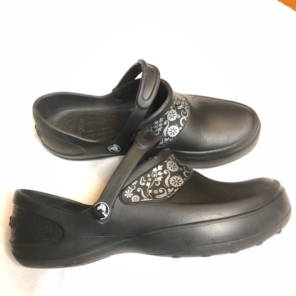 CROCS | Shoes | Crocs Mercy Work Shoes Black Clog | Poshmark